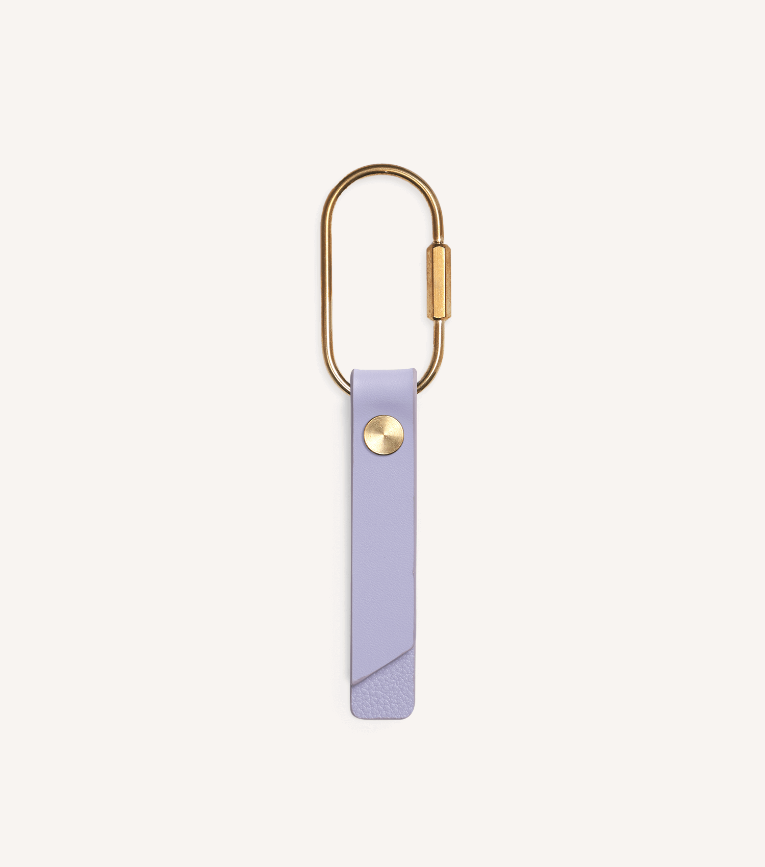Lavender—Leather & Brass Keyring – Ana Tomy Philippines